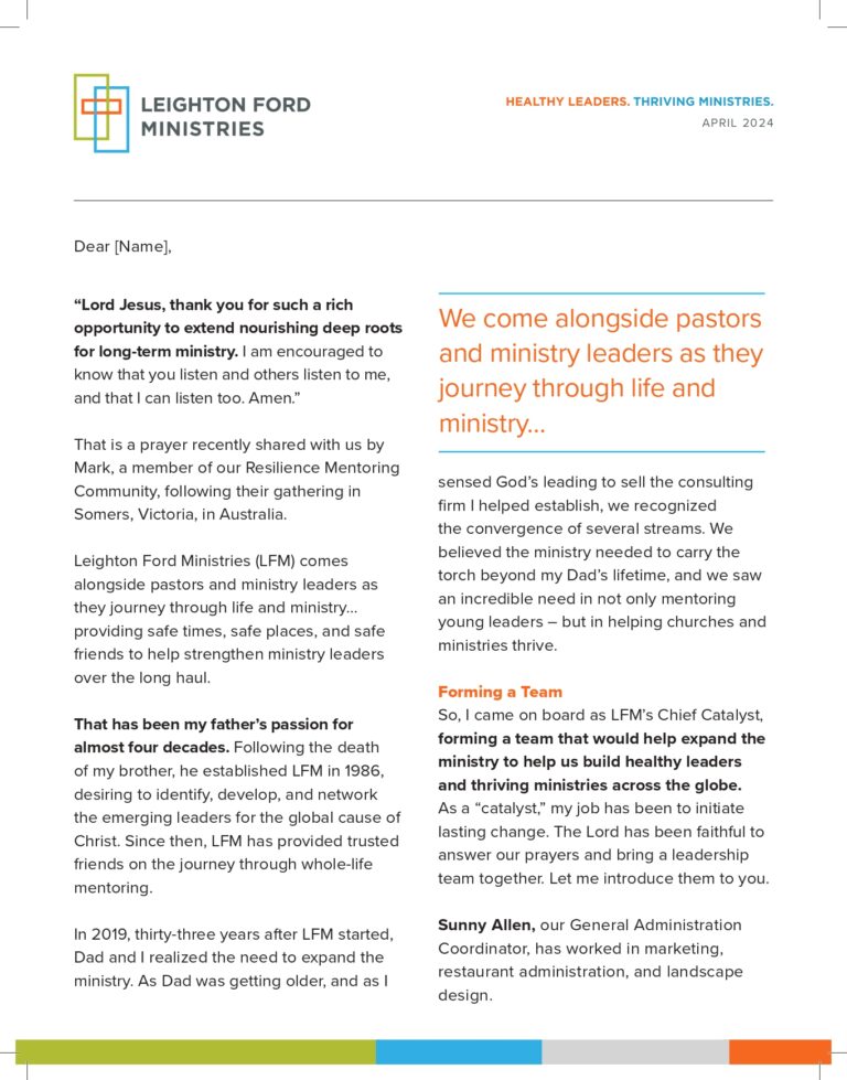 Homepage - Leighton Ford Ministries